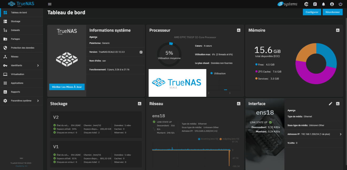 Installation et paramétrage de TrueNAS SCALE - Technologie Geek