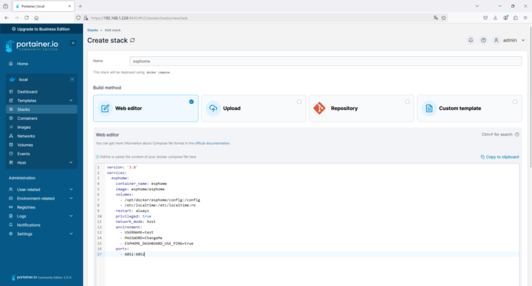 ESPHome sur Docker et Home Assistant - Technologie Geek